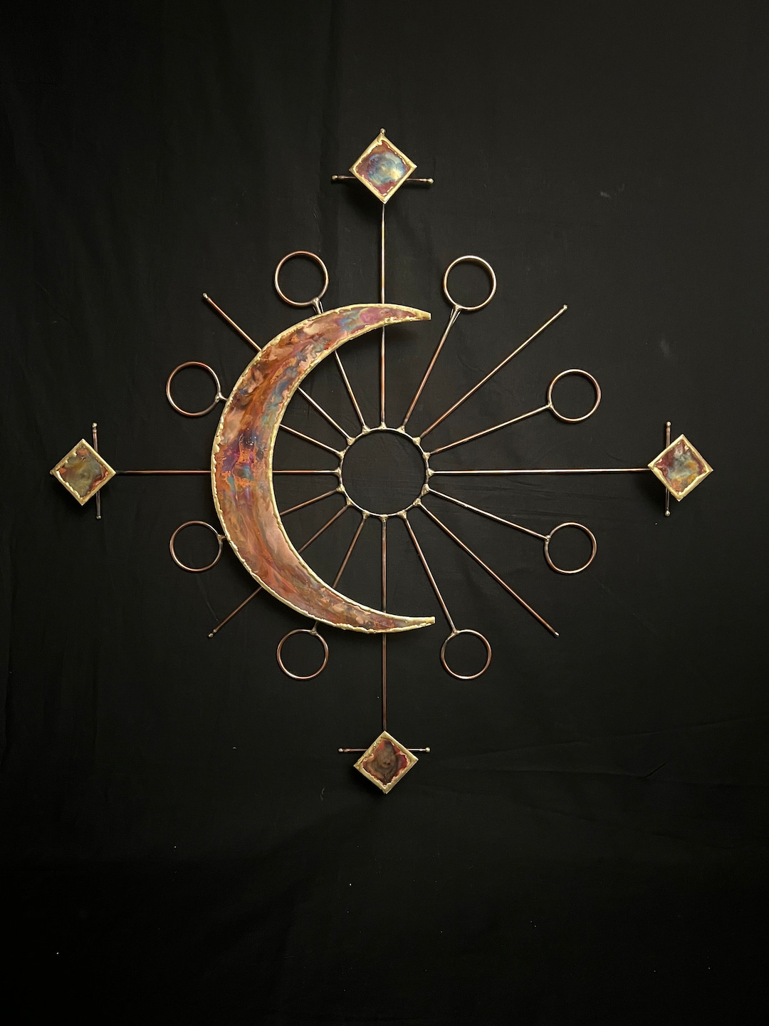 Moonburst Wall Decor - Wall Art - Etsy