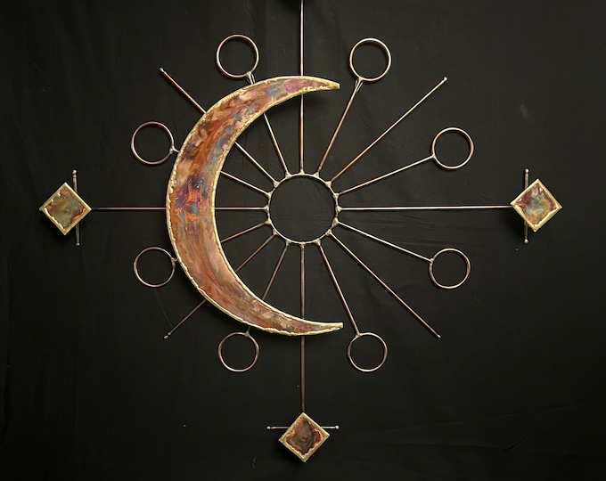 Moonburst Wall Decor - Wall Art - Etsy