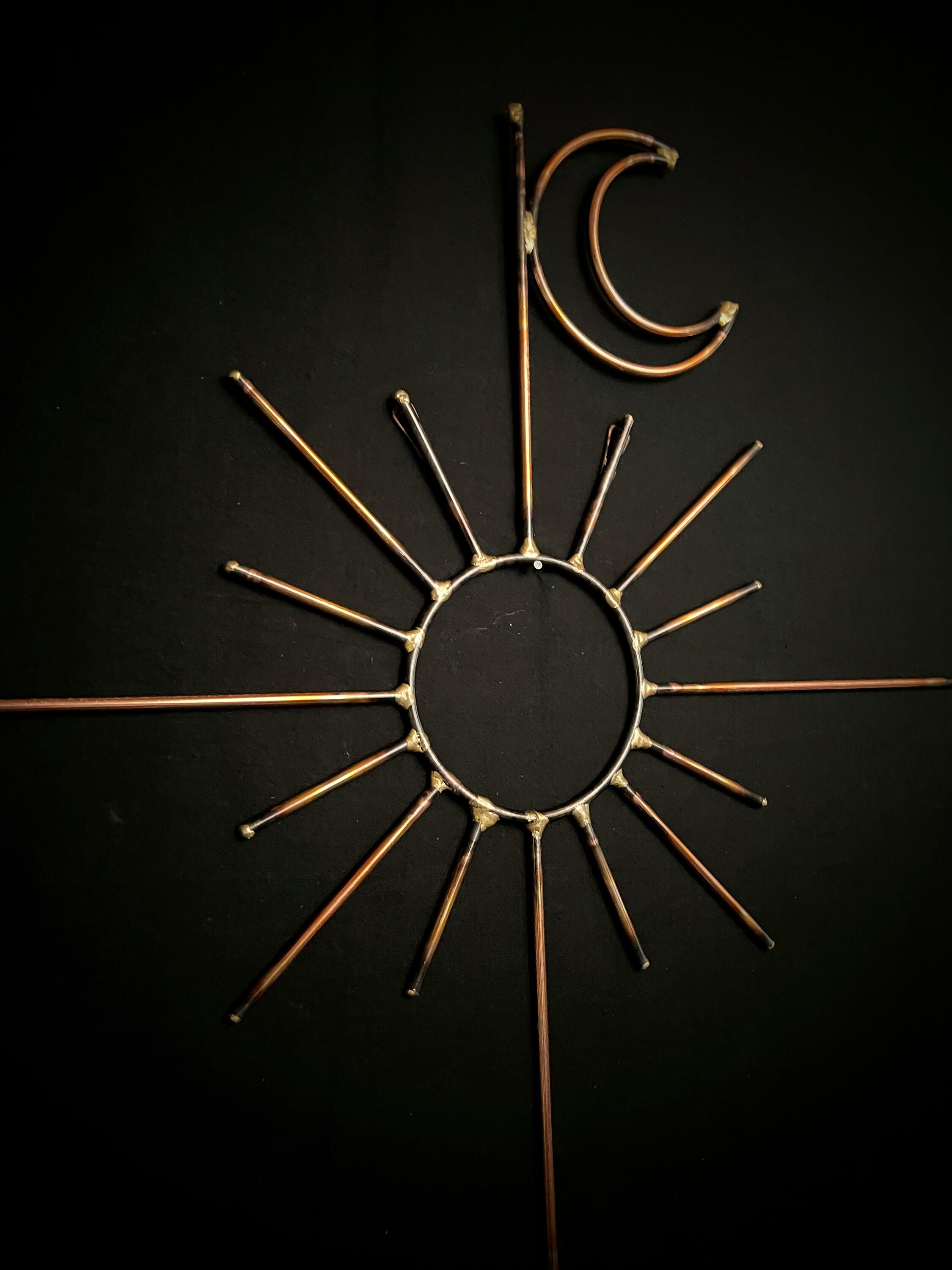 Sun and Moon Metal Wall Art - Etsy