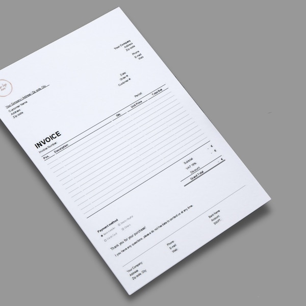 Invoice Template German - Etsy