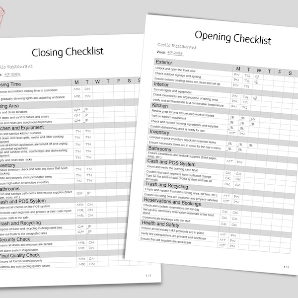 Bar Opening and Closing - Etsy