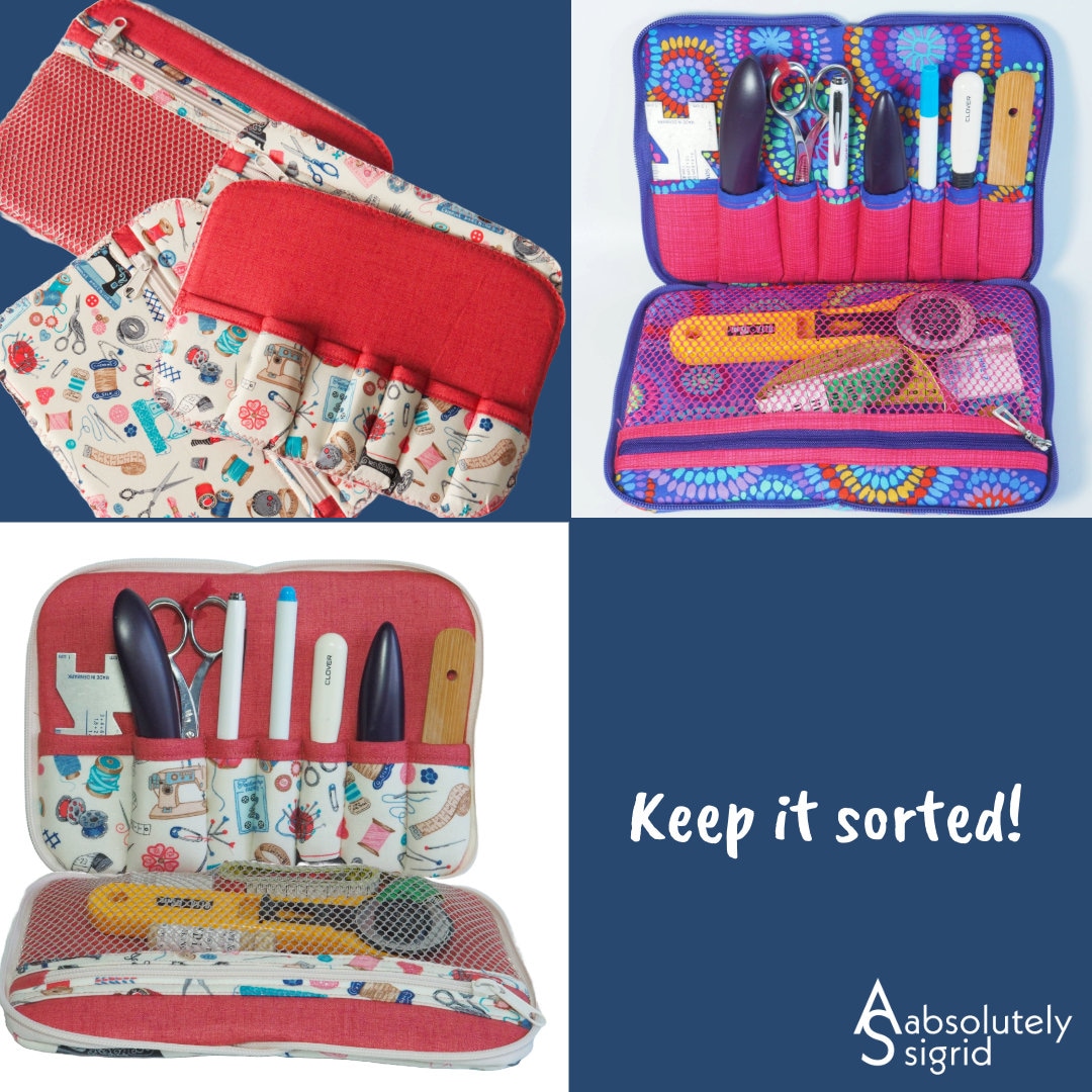 Keep It Sorted - Pdf Pattern for Organizing Pouch Sewing Notions - Etsy