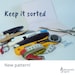 Keep It Sorted Pdf Pattern for Organizing Pouch Sewing Notions - Etsy