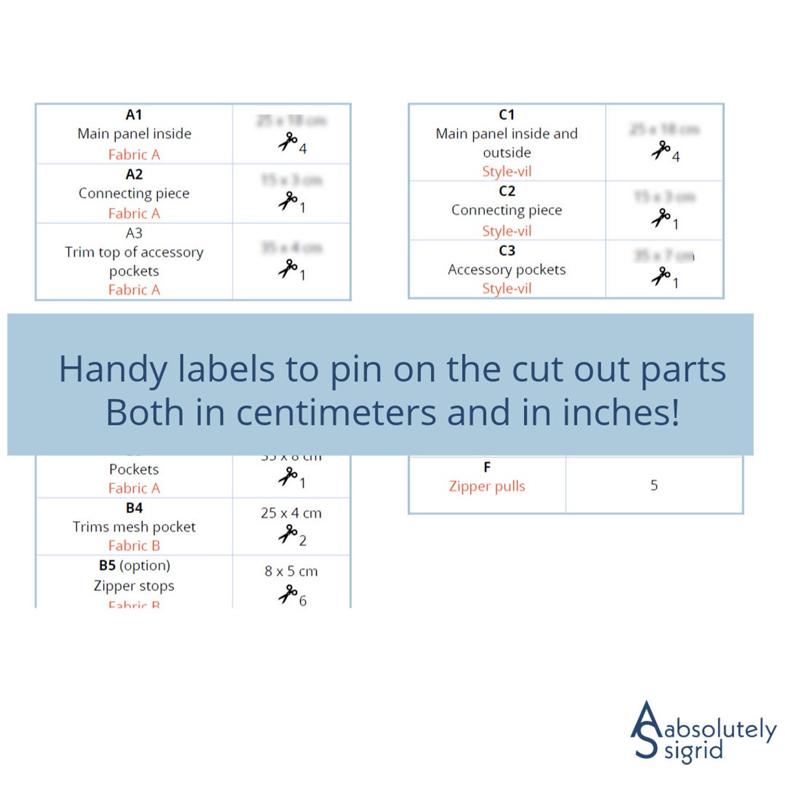 Keep It Sorted Pdf Pattern for Organizing Pouch Sewing Notions - Etsy