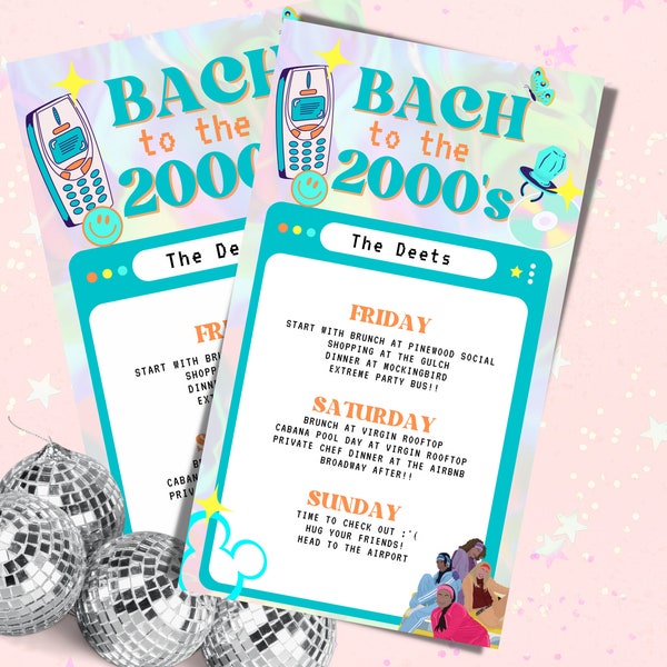 2000s Theme Bachelorette - Etsy