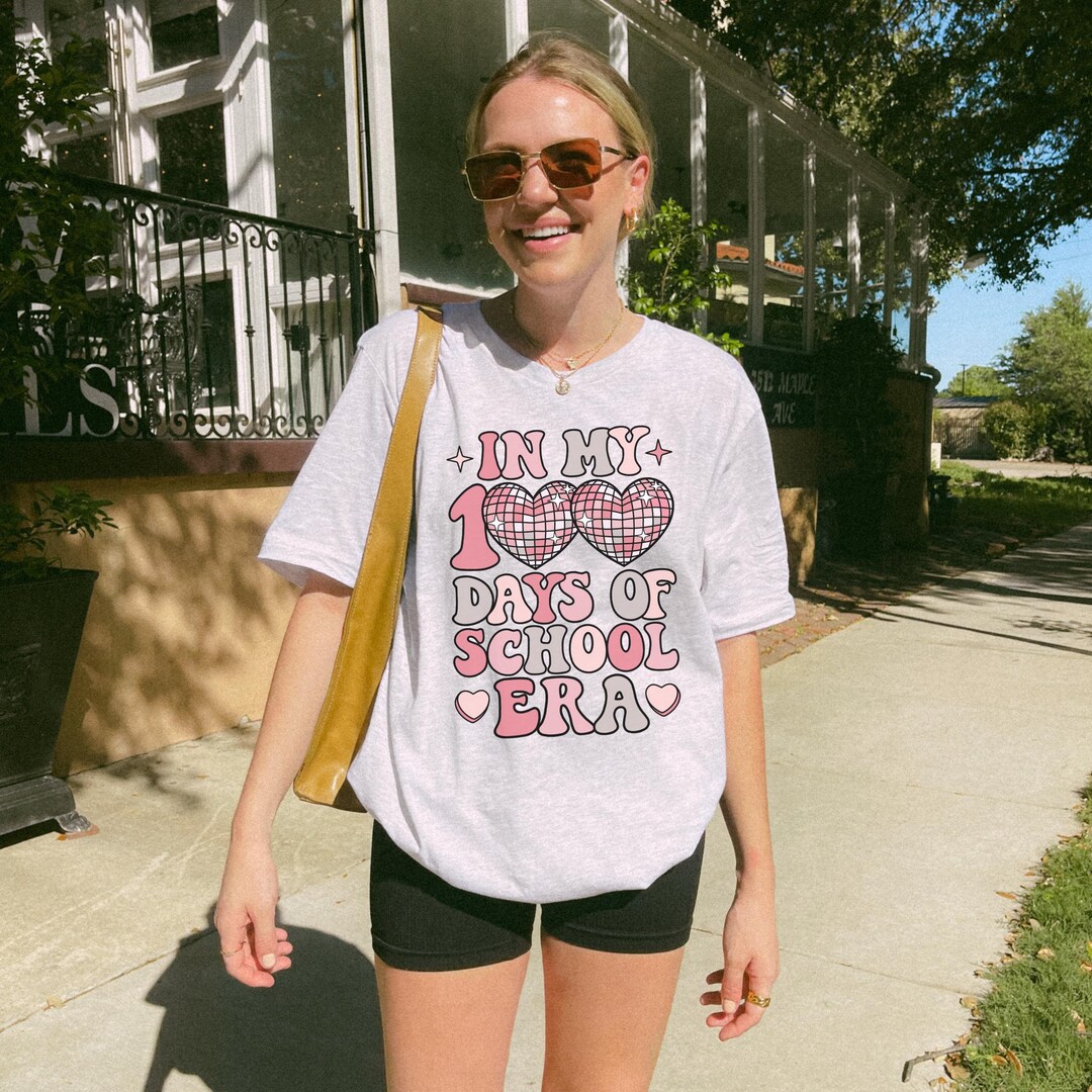 In My 100 Days of School Era Teacher Shirt, Teacher Appreciation Gift ...