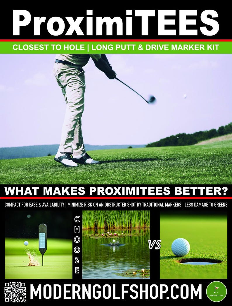Proximitees Golf Proximity Marker Starter Kit for Golf Tournaments ...