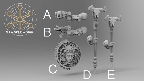 Minoan Priest Arms & Weapons Atlan Forge - Etsy UK