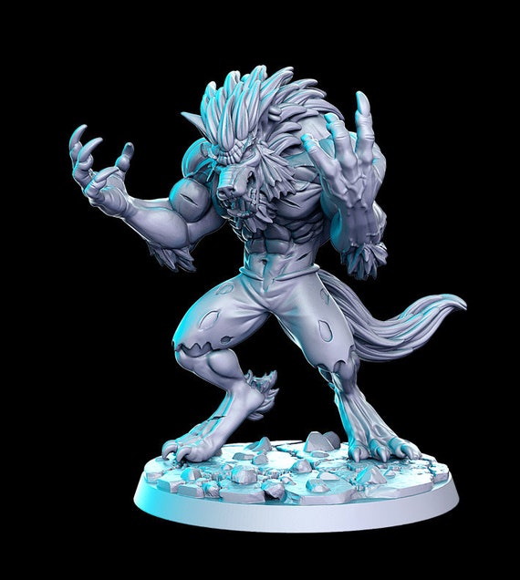 Brule Transforming Werewolf Dnd RN Estudio - Etsy