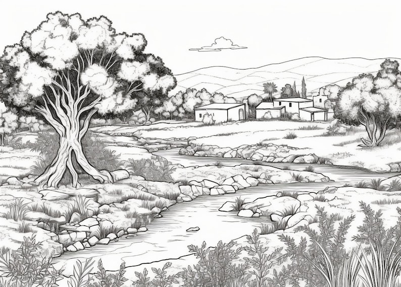 42 Bible Coloring Pages of the Promised Land || PRINT AND PAINT ...