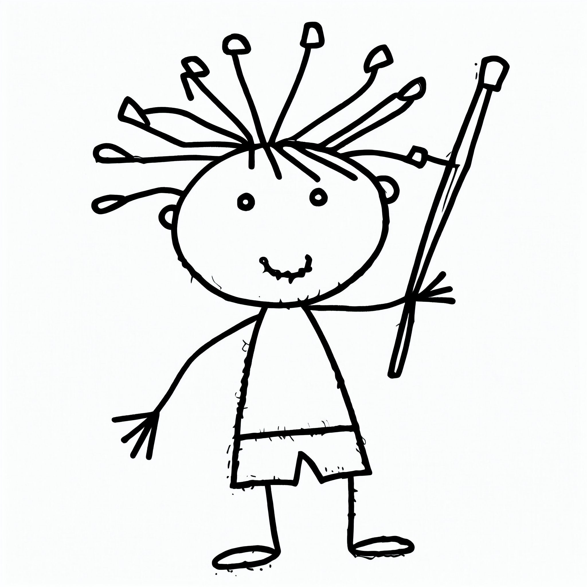 33 Kindergarten Stick Man Coloring Pages Digital Artwork to Inspire ...