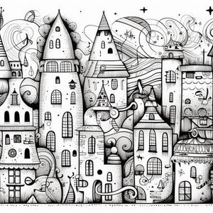 Hundertwasser Coloring Pages christmas 2023 Edition Exclusively on Etsy ...