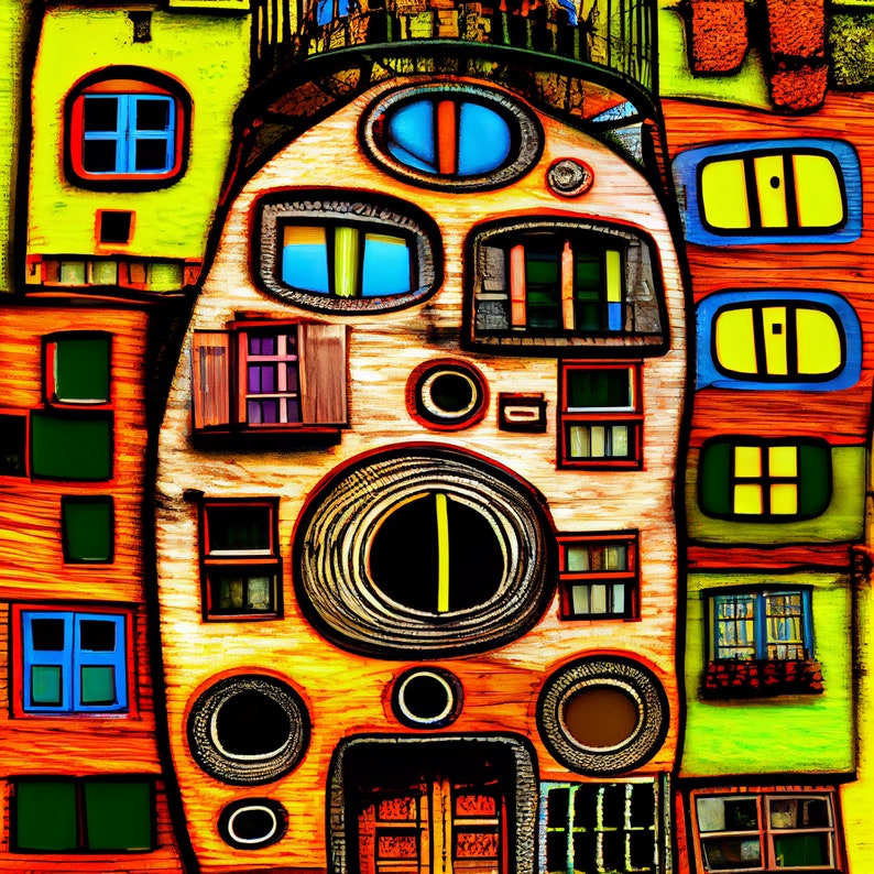 Hundertwasser Coloring Pages - Unleash Your Creativity With 22 Stunning ...