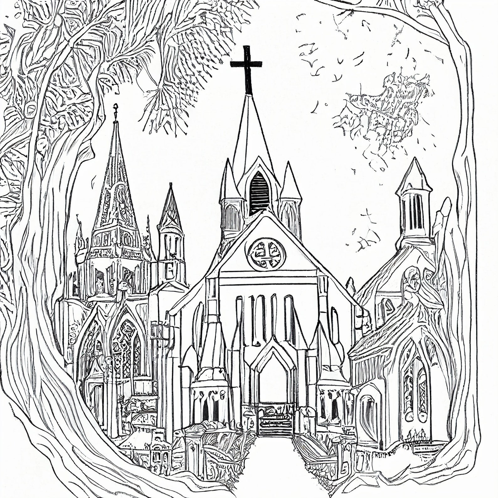 Divine Inspirations: 33 X Coloring Pages for Devotion and Reflection ...