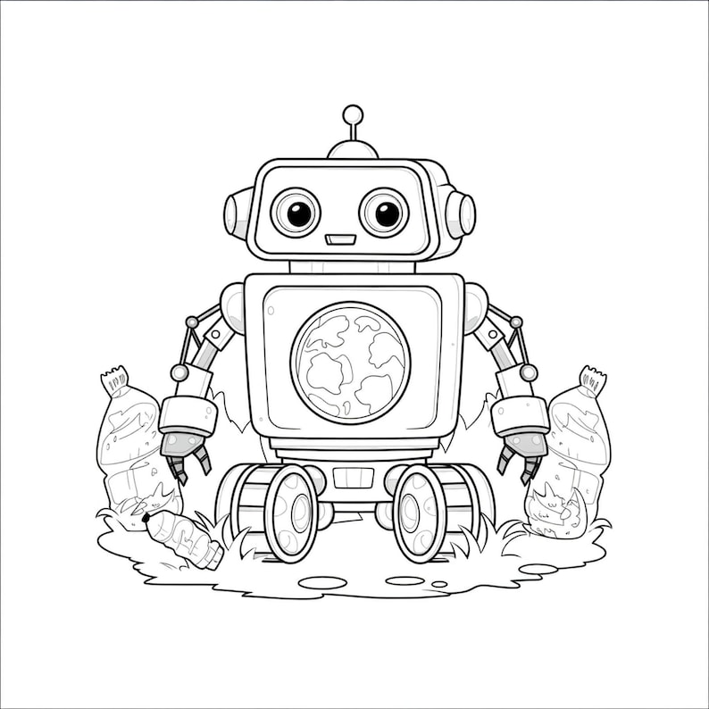 The Plastic-free Coloring Book: Explore the Problem of Plastic ...