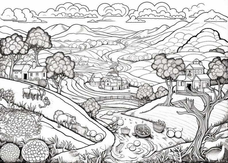 42 Promised Land Bible Coloring Pages | Old Testament Stories Printable ...