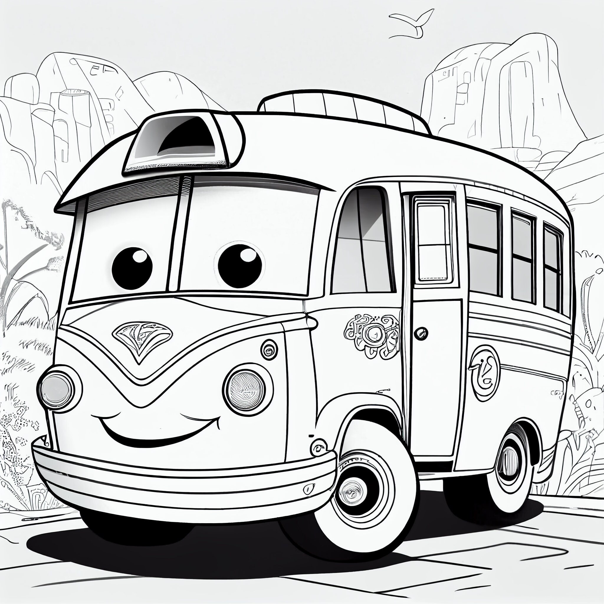 30 Fun Cars: Coloring Pages for Kids Explore Vehicles and - Etsy