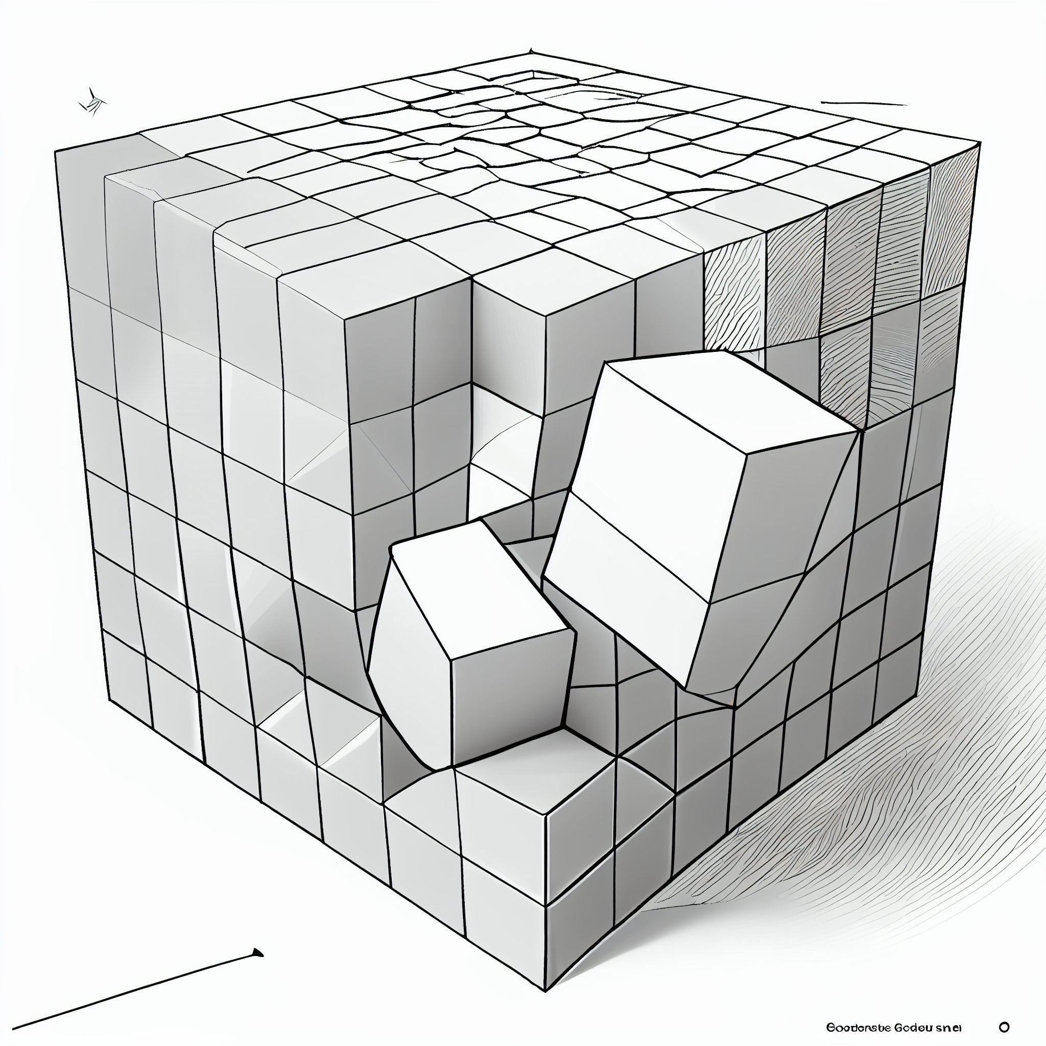 20 X 3D CUBE COLORING PAGES - Fun and Engaging Activity for All Ages ...