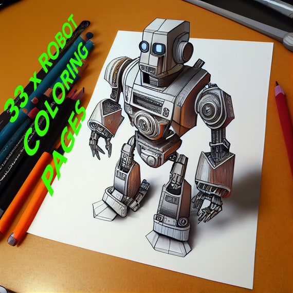 Robot Drawing For Kids