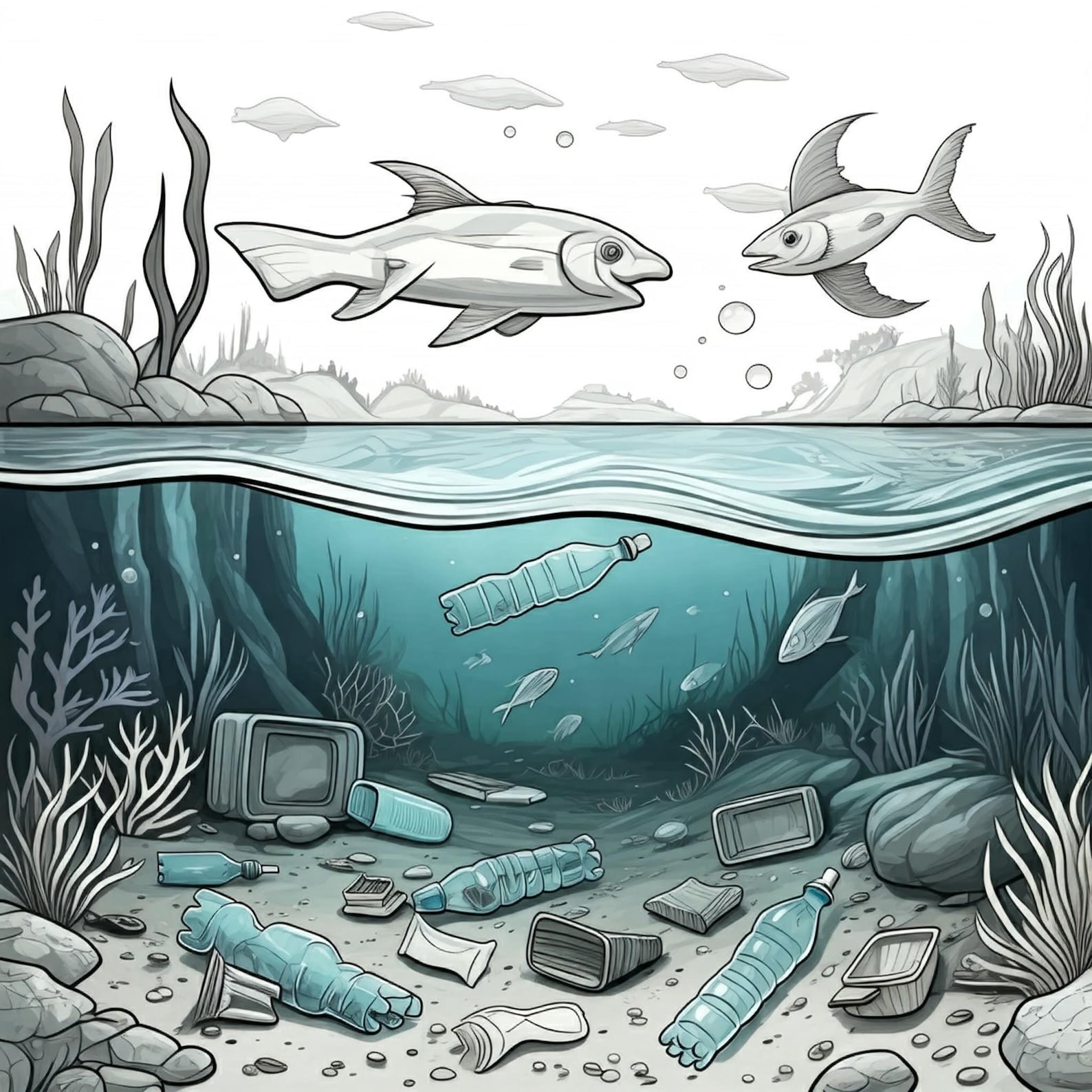 The Plastic-free Coloring Book: Explore the Problem of Plastic ...