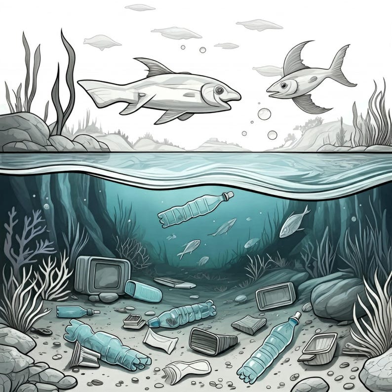 The Plastic-free Coloring Book: Explore the Problem of Plastic ...