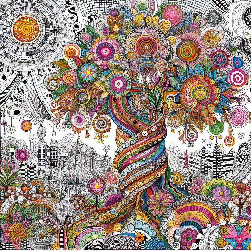 Hundertwasser Coloring Book | 8 Pages for Instant Download | Unique ...