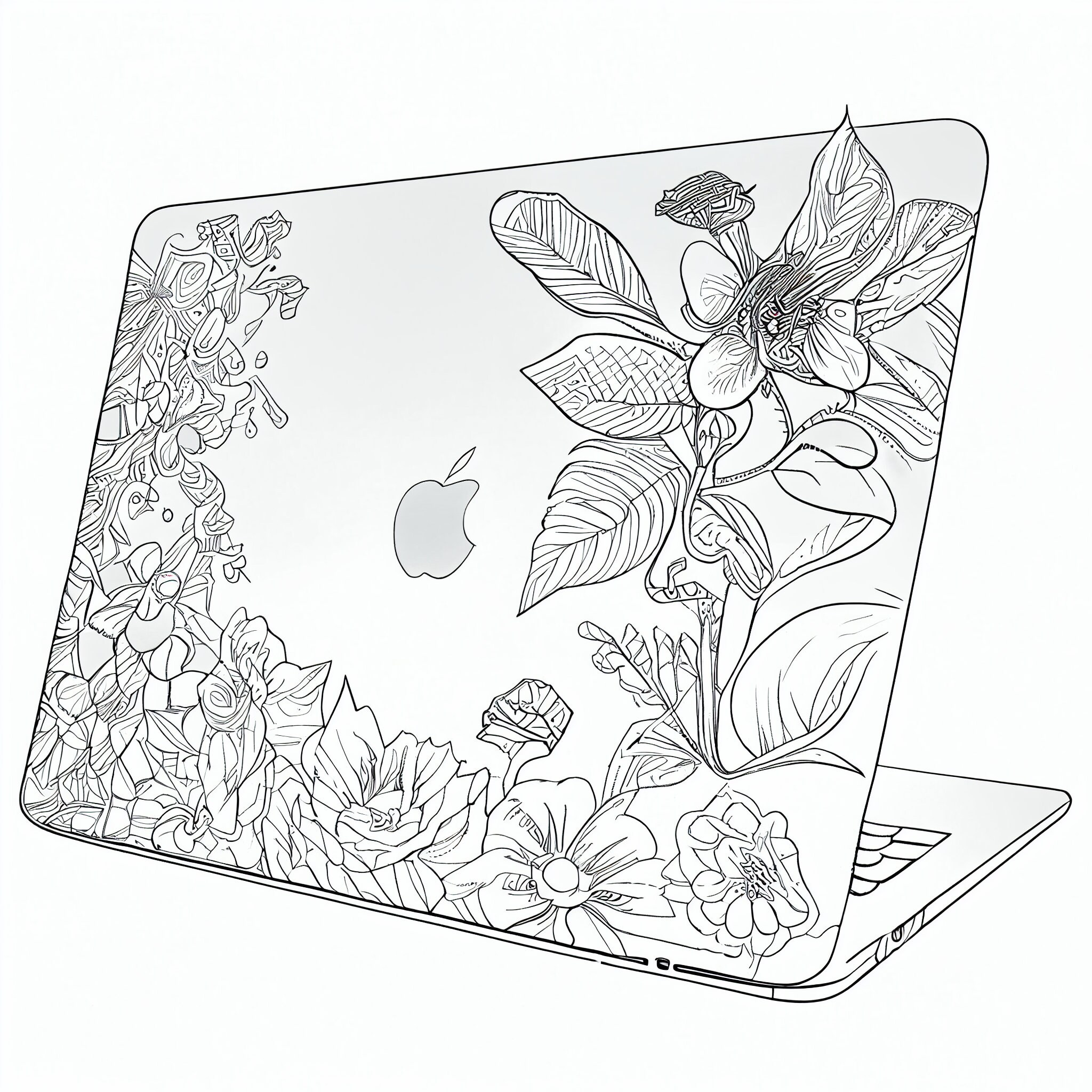 50 Laptop Coloring Pages || for Print and Instant PDF Download || Get ...