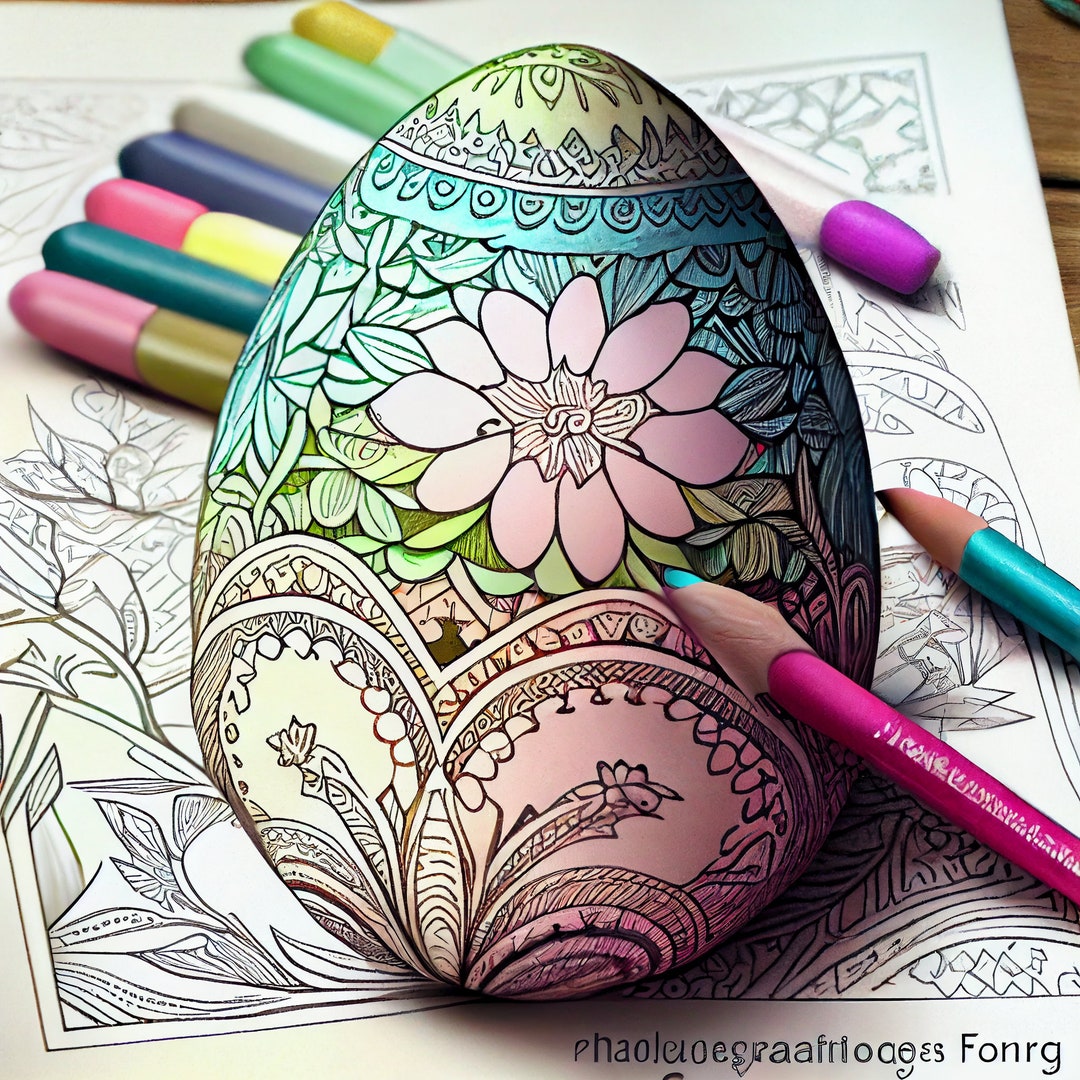 Hop Into Spring With Our Collection of 44 Easter Egg Coloring Pages ...