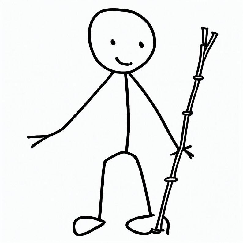33 Kindergarten Stick Man Coloring Pages - Digital Artwork to Inspire ...