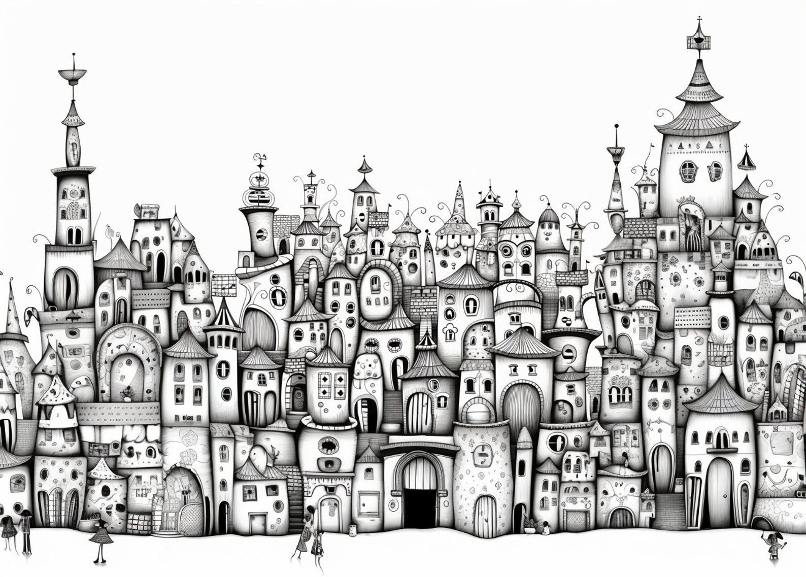 Hundertwasser Coloring Pages christmas 2023 Edition Exclusively on Etsy ...