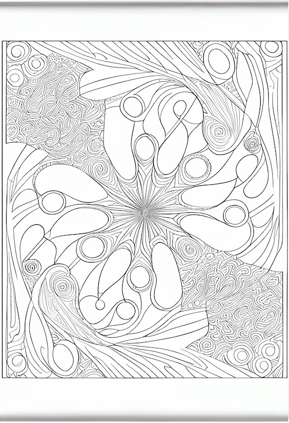 Intricate Designs Coloring Pages For Adults
