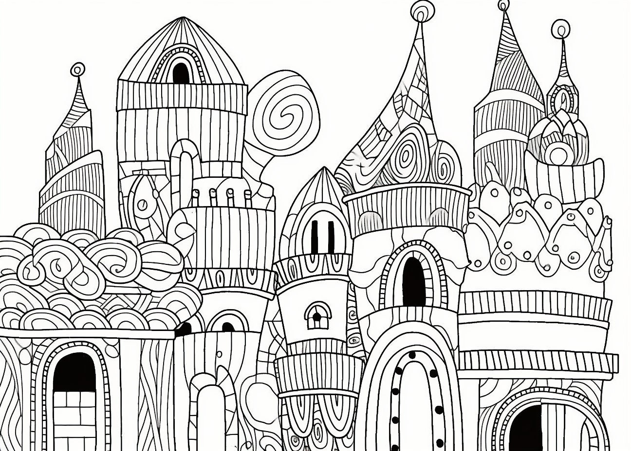 70 Hundertwasser Coloring Pages 2nd Edition 2023 Instant - Etsy UK