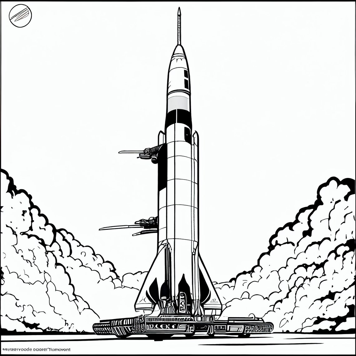 Ready for Launch: 20 NASA Rocket Coloring Pages for Kids and Adults ...