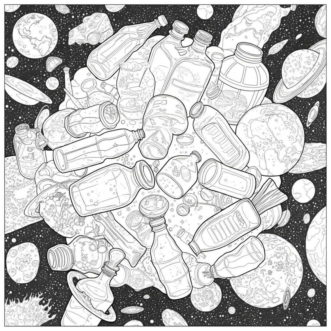 The Plastic-free Coloring Book: Explore the Problem of Plastic ...