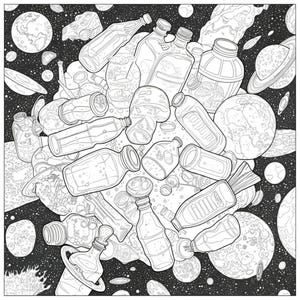 The Plastic-free Coloring Book: Explore the Problem of Plastic ...