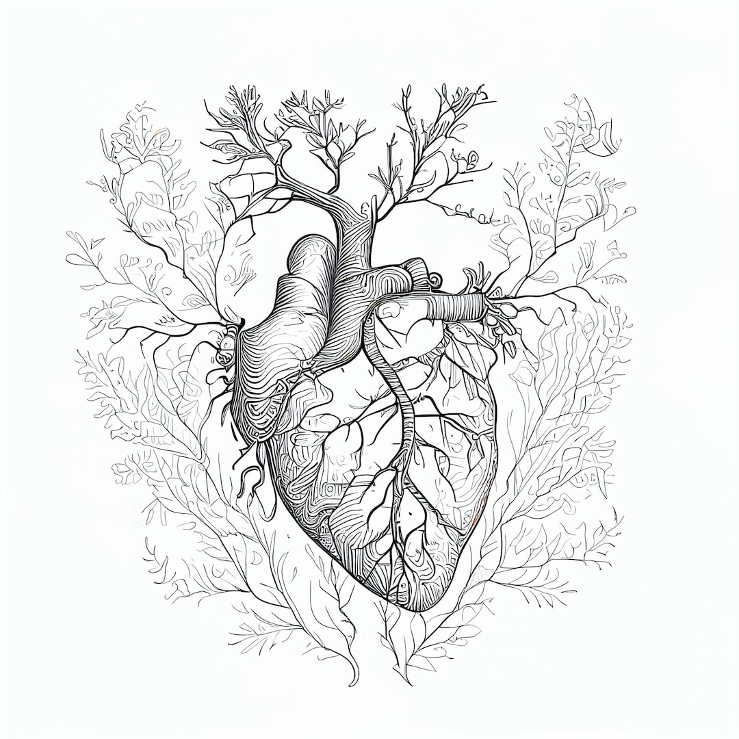24 Heart Coloring Pages - Discover the Beauty and Complexity of the ...