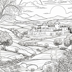 42 Bible Coloring Pages of the Promised Land || PRINT AND PAINT ...