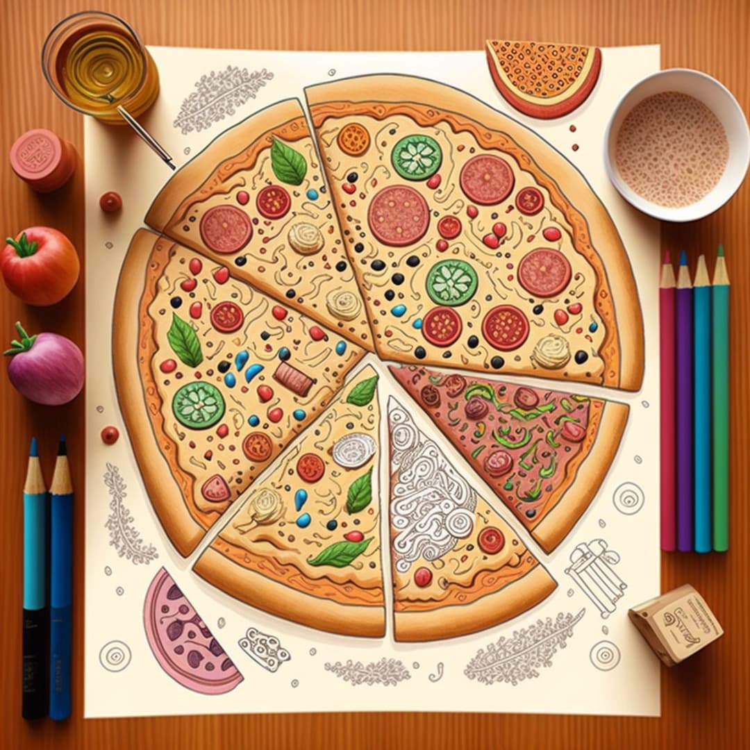 20 Unique Pizza Coloring Pages for All Pizza Lovers - High-resolution ...