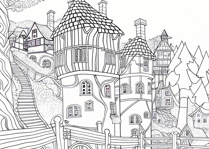 70 Hundertwasser Coloring Pages 2nd Edition 2023 Instant - Etsy UK