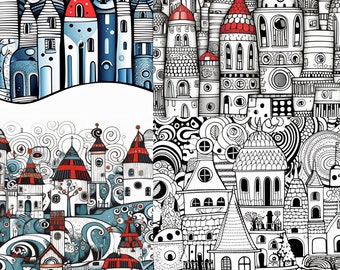 Hundertwasser Coloring Pages **"christmas 2024 Edition"** – Exclusive ...