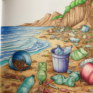 The Plastic-free Coloring Book: Explore the Problem of Plastic ...