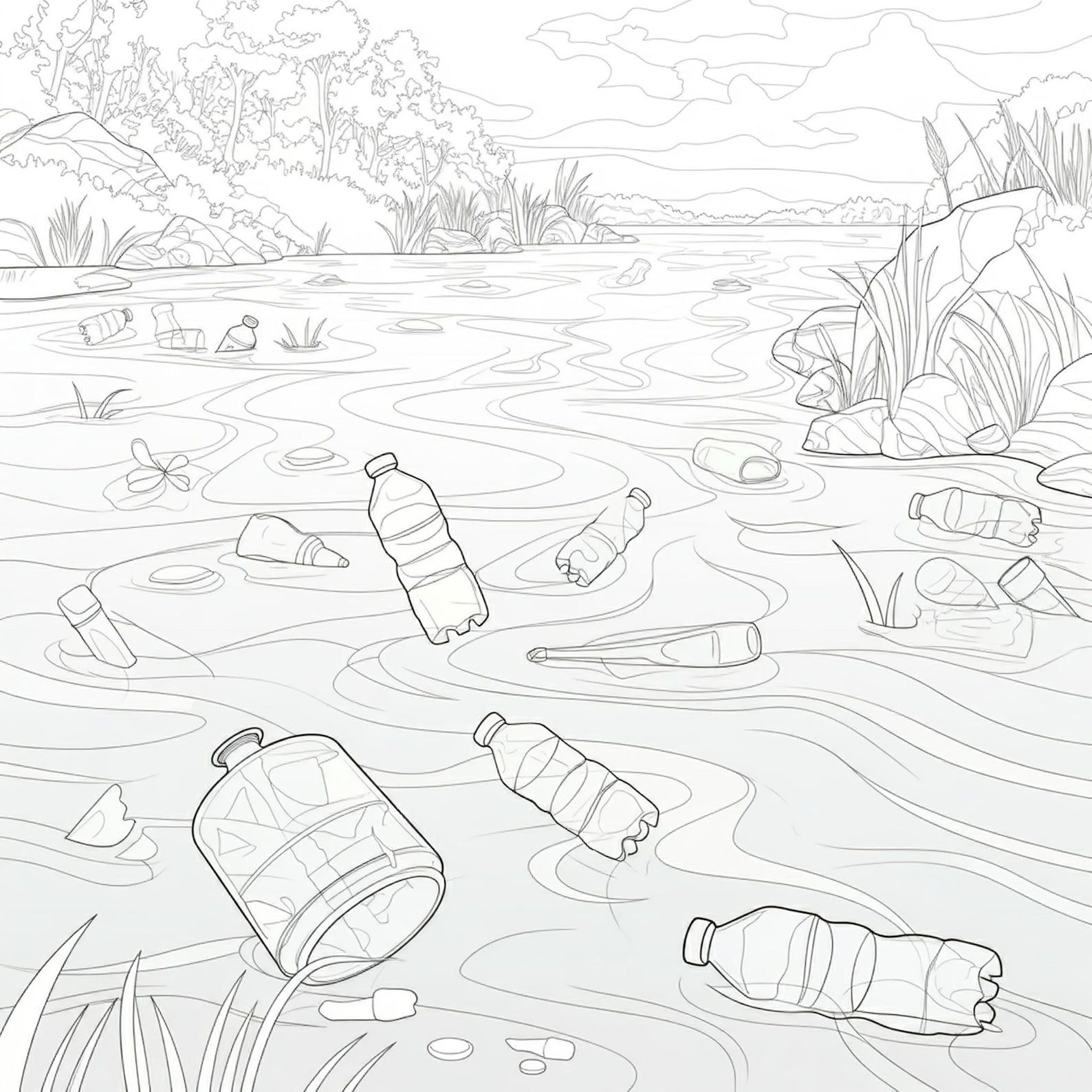 The Plastic-free Coloring Book: Explore the Problem of Plastic ...