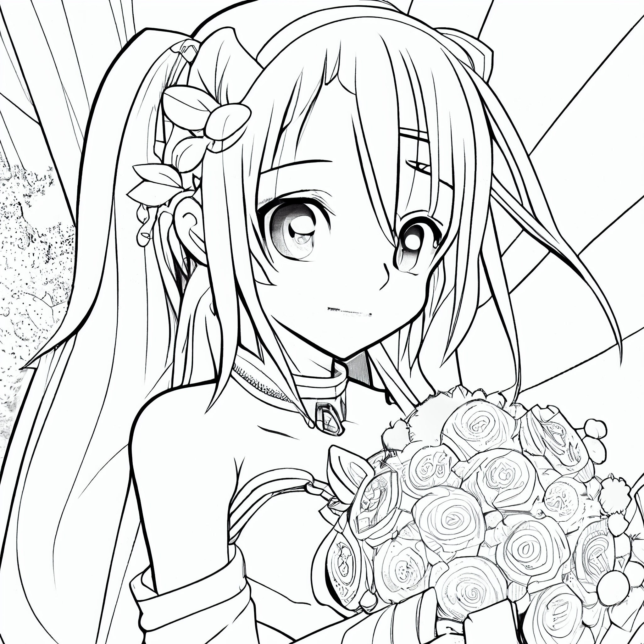 A24 Anime Coloring Pages | Printable Manga Coloring Book for Kids ...