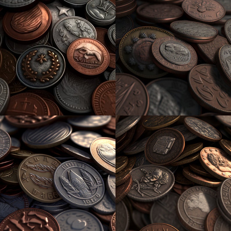 Rare Coin and Metal Collection: Copper, Silver, Gold, and Platinum - Etsy