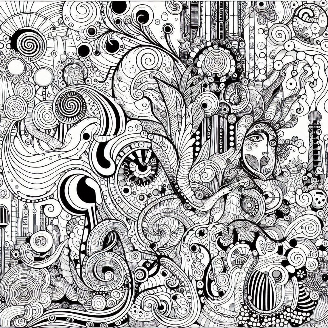 Hundertwasser Coloring Book | 8 Pages for Instant Download | Unique ...