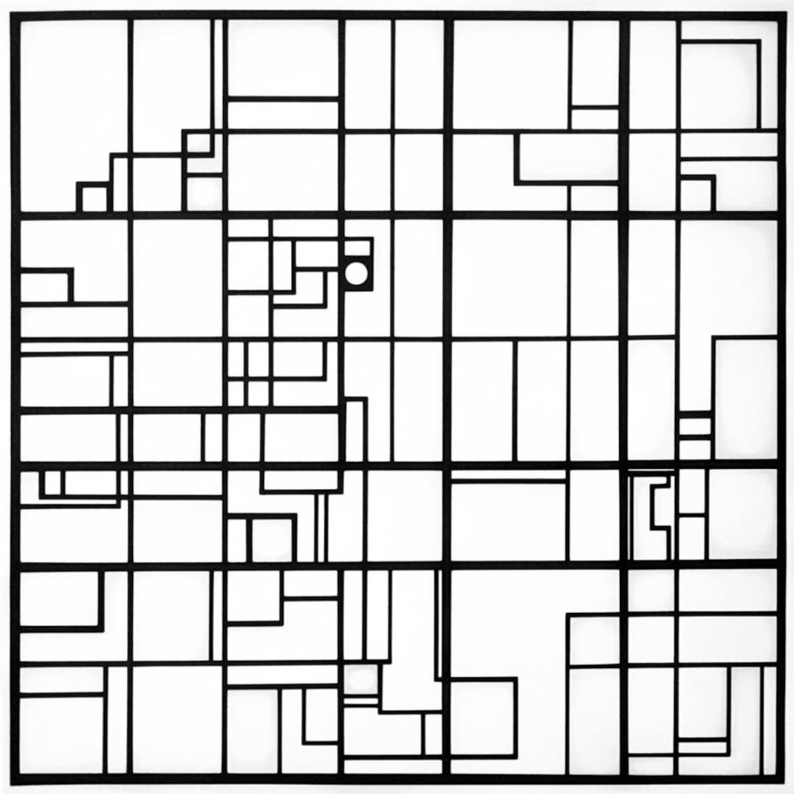 Piet Mondrian Coloring Pages 30 Colorful Geometry Pages: Exploring Piet ...