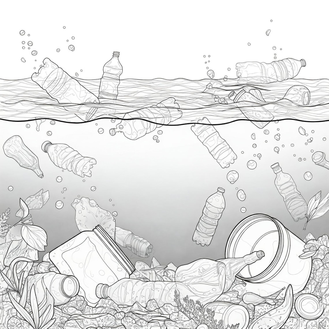The Plastic-free Coloring Book: Explore the Problem of Plastic ...