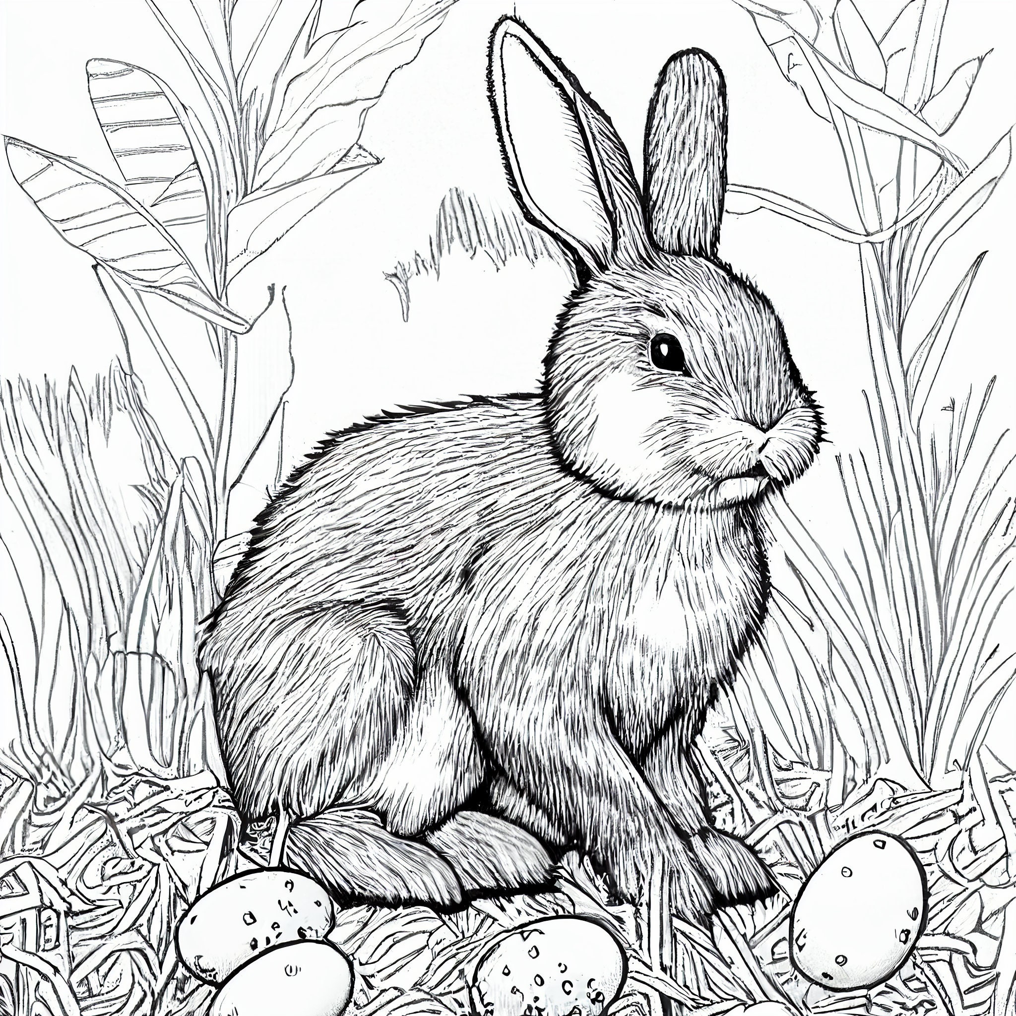 Hoppy Easter Coloring Pages: 30 Fun and Egg-citing Designs for Kids and ...
