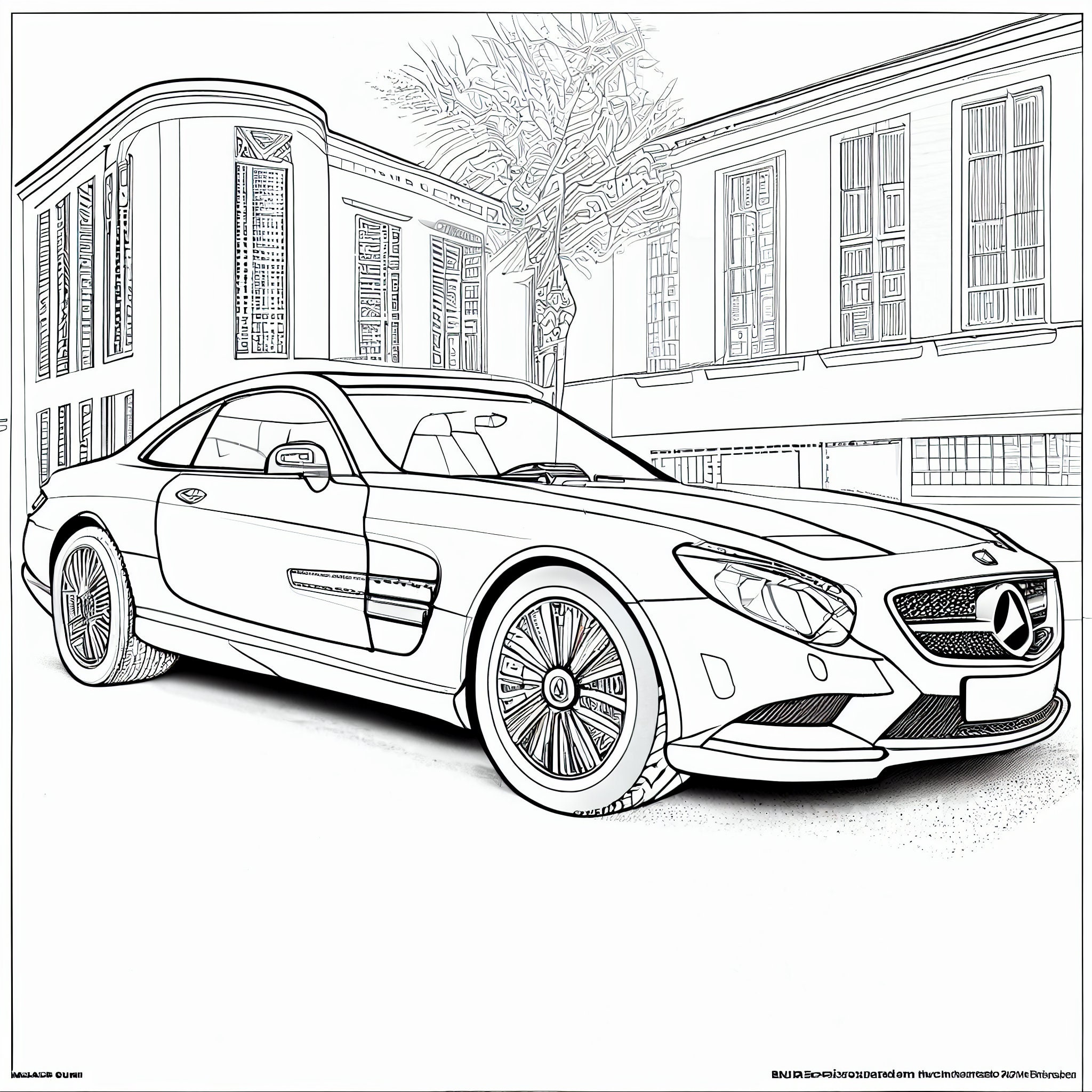 Mercedes Coloring Pages