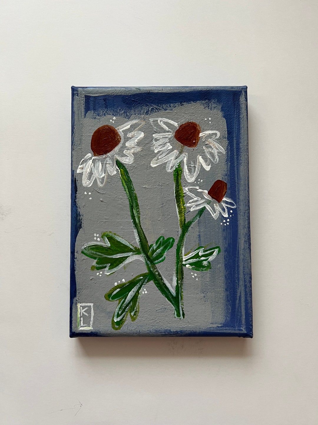 DARLING DAISIES Original Painting Original Acrylic Painting on Canvas ...
